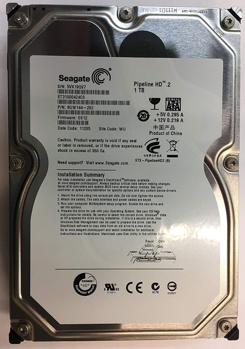 HDD Seagate Pipeline 1 TB 7200 RPM 3,5-inch (ST31000424CS) Kupit v Baku ...
