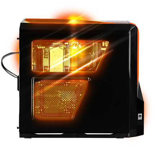 NZXT Phantom Black & Orange Full Tower Computer Case Kupit v Baku. Oyun ...