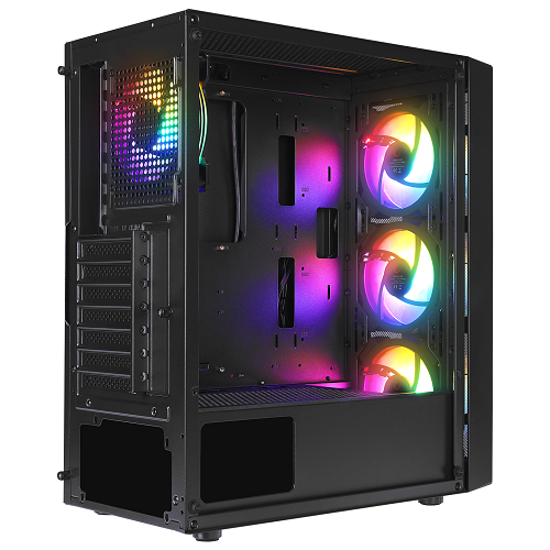 Rampage SLIDER Mesh Computer Case Baku. RGB İşıqlı keys ucuz satışı ...