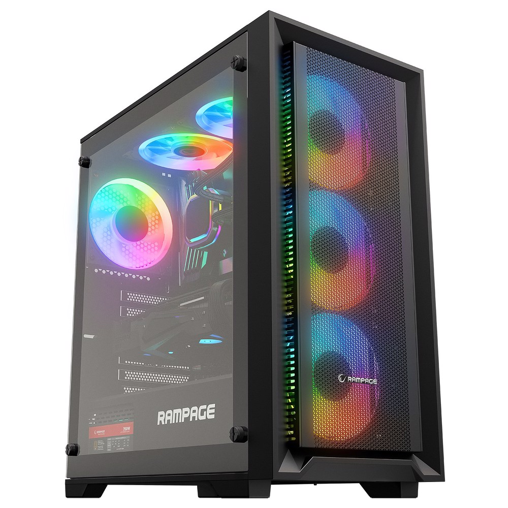 Rampage VOYAGER RGB Computer Case Baku. İşıqlı keys ucuz satışı qiyməti ...
