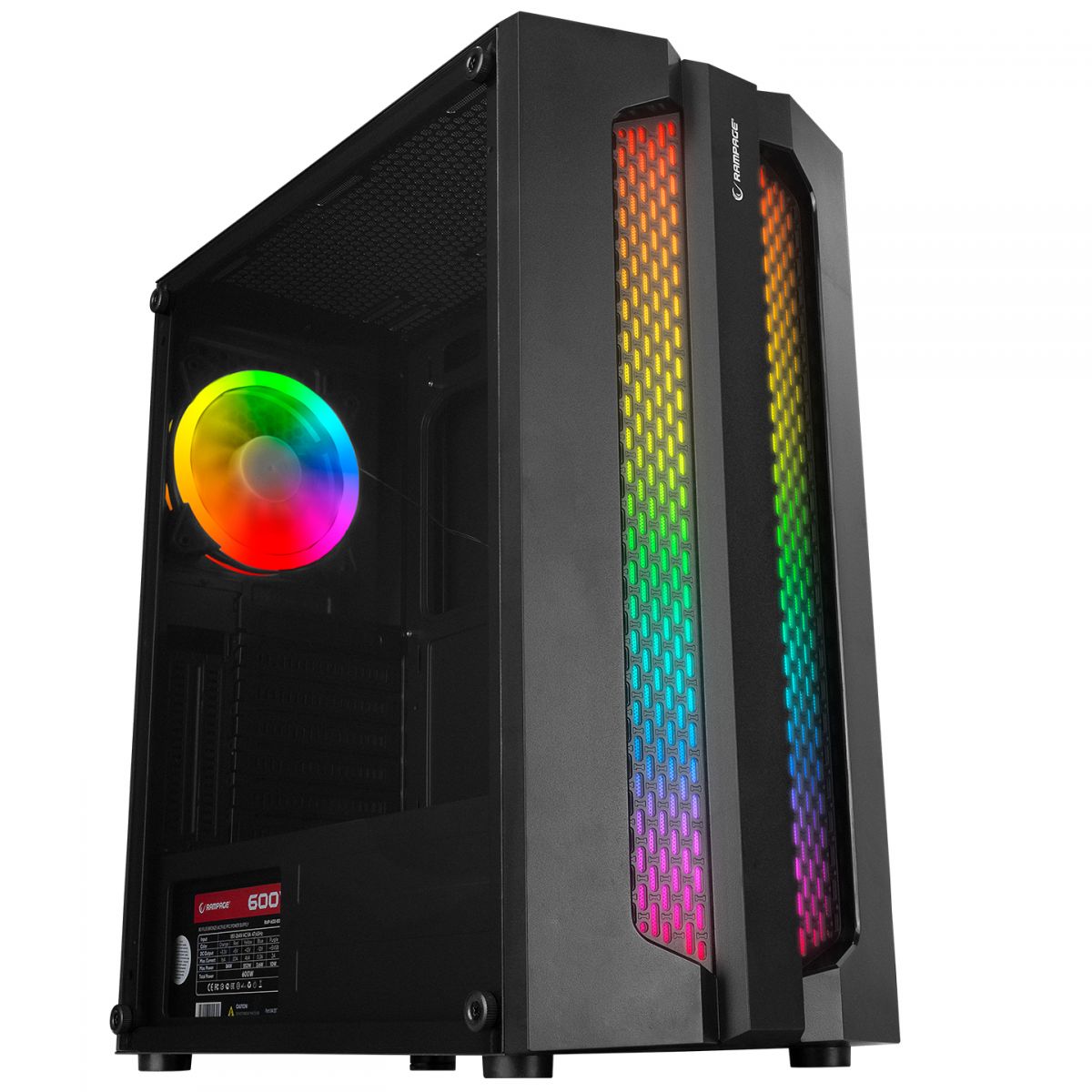 Rampage X-BASE RGB Computer Case Baku. İşıqlı keys ucuz satışı qiyməti ...
