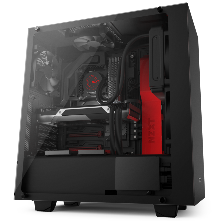 NZXT S340 Elite Black & Red Computer Case Kupit v Baku. Oyun komputer ...