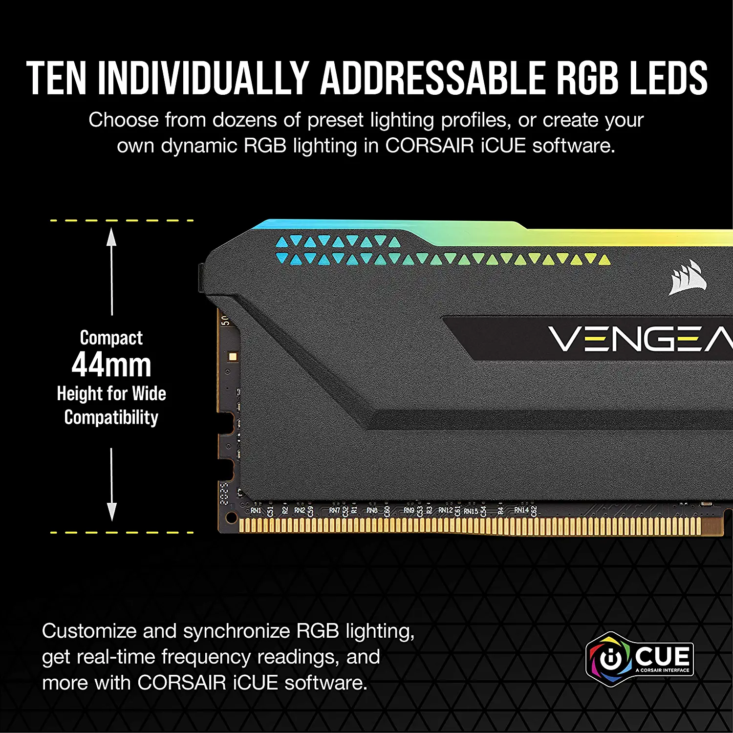 DDR4 Corsair Vengeance RGB PRO SL 64 GB 3600 MHz (4x16) Baku. RGB RAM ...