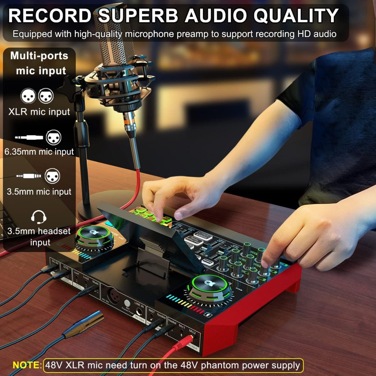 TikTok G10 Mixer Sound Card Baku. TikTok üçün aparat canli ses karti ...