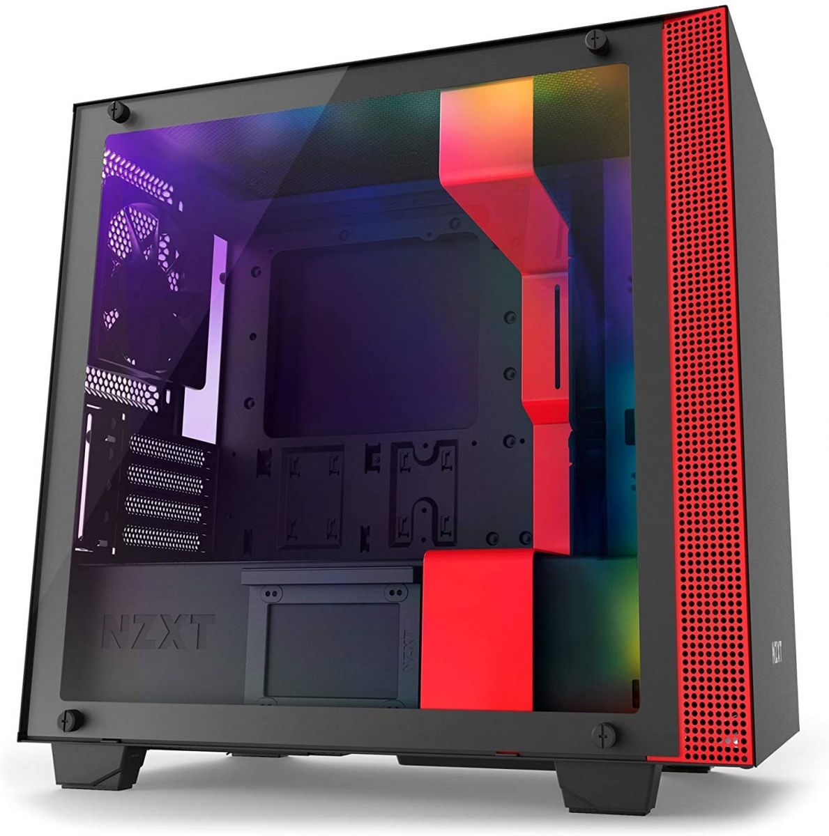 NZXT H400i Matte Black Red Computer Case (CA-H400W-BR) Kupit v Baku ...